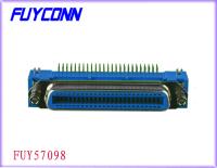 China 36 Pin Right Angle PCB Centronics Female Connector 2.16mm Pitch for sale
