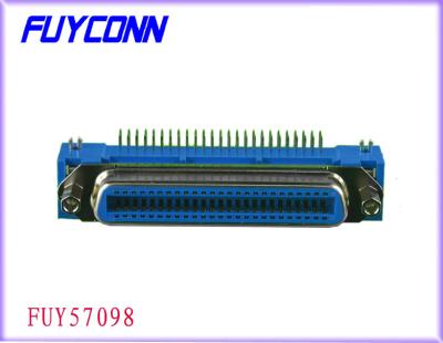 China 36 Pin Right Angle PCB Centronics Female Connector 2.16mm Pitch for sale