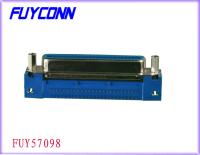 China 36-Pin Right Angle PCB Mount Female Centronics Connector with 2.16mm Centerline and 5A Current Rating for sale