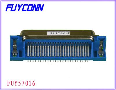 China 36-Pin Centronic Right Angle PCB Male Connector with Board Lock - 2.16mm Pitch, 5A Rating for Printers for sale