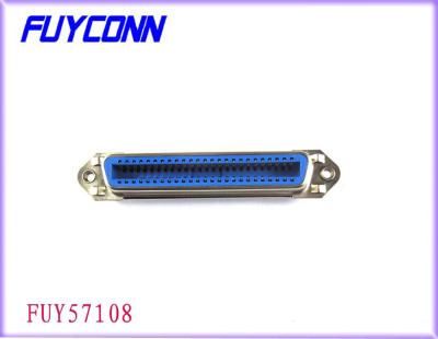 China 36 Pin Centronic Solder Female Connector 2.16mm Pitch Parallel Port Receptacle for sale