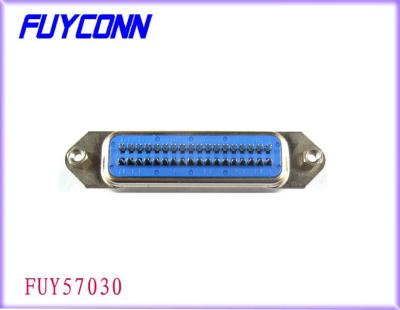 China 36 Pin Centronic Parallel Port Connector Plug Male Solder Type with Hex Screws UL for sale