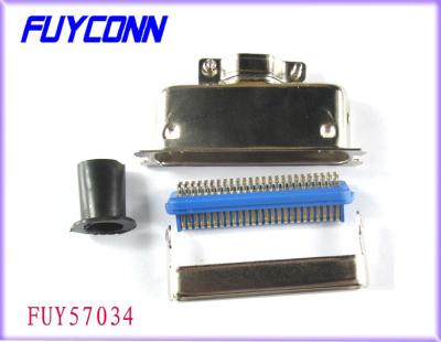 China Centronic 36-Pin Male Solder Connector with 2.16mm Centerline and Metal Hood for 5A Applications for sale