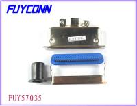 China 36 Pin Centronic Champ Male Parallel Port Connector Metal Cover Easy Soft Type 2.16mm for sale
