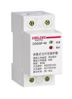 China CDGQF Self - Reset Over / Under Voltage Protector 1P+N / 3P+N 20 / 50 / 80 / 100A for sale