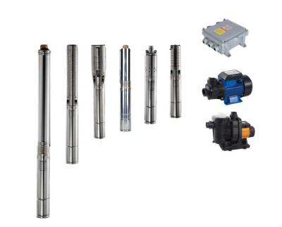 China 70m Head 1.5m3/H Flow Solar Water Pumping System 3.8A Output Current for sale