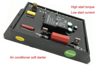 China Heat Pump 220VAC 5P Bypass Soft Starter Single Phase Motor Soft Starter Reducing Current for sale