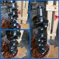 China 6D107 Disel Engine Crankshaft  For KOMATSU Excavator Parts PC200-8 PC240LC-8 for sale