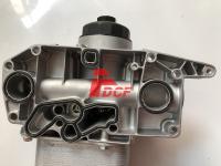 China Engine D6D Oil Cooler Cover Assy For  Excavator Diesel Engine Parts for sale