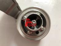 China 6D114 Oil Cooler Cover With Valve 6743-61-2111 For Excavator Diesel Engine Parts for sale