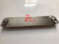 China 6D22 7P Oil Cooler Cover Core With Mitsubishi Excavator Diesel Engine Parts for sale