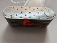 China D7D Engine Oil Cooler Cover Core For  Excavator Spare Parts for sale
