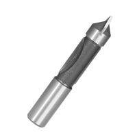 China Metric 6mm To 12mm Panel Pilot Bit Of TCT Combination Pierces And Trim Router Bit for sale