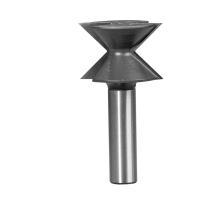 China 38mm Cutting Dia 2pc Edge Banding Router Bits Set 90 Degree 8mm-12mm Shank Dia for sale