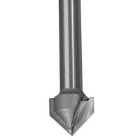 China TCT CNC Carving Bit 90 Degree V Groove Cutter 3/8 Inch To 1 Inch Cutting Length for sale