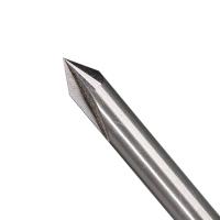 China Shank Dia 6.35mm To 12.7mm V Point Engraving Bit Solid Carbide For CNC for sale