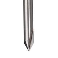 China Shank Dia 6.35mm To 12.7mm V Point Engraving Bit Solid Carbide For CNC for sale