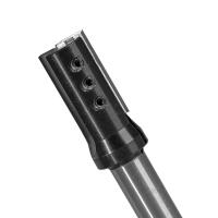 China Cutting Dia 8mm 22mm Straight Flute Router Bit With Double Sided Insert Blade for sale