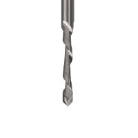 China 1/4 Inch Shank HSS Router Bit 1 Flute Drywall Drill Bit 64 Deg HRC for sale
