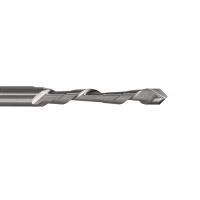China 1/4 Inch Shank HSS Router Bit 1 Flute Drywall Drill Bit 64 Deg HRC for sale