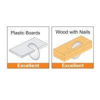 China Trapezoidal Teeth TCT Construction Saw Blade Cutting Nail Shuttering Material for sale