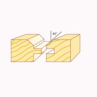 China 2pc Tongue And Groove V Notch Router Bits for sale