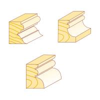 China Multi Profile Molding Router Bits B/C/D Multiform Milling TCT Cutter for sale