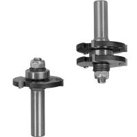 China Exquisite industrial tools 2 Pcs TCT Router Bit Set Tongue And Groove Router Bits for sale