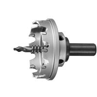 China Metric Size 16mm-67mm Carbide Tipped Hole Saw Flat Cut TCT Hole Saw Metal Cutting for sale