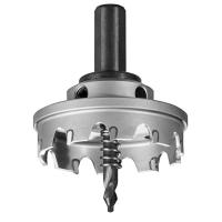 China Metric Size 16mm-67mm Carbide Tipped Hole Saw Flat Cut TCT Hole Saw Metal Cutting for sale