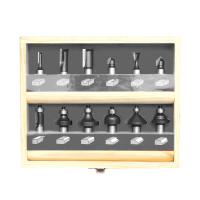China Shank 8mm 12pcs Router Bit Set Professional Woodworker Router Bit Set for sale
