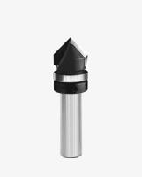 China V-Groove Router Bits with Top Bearing for Clean Perfect Incisions, EN847-1 Compliant, Industrial Carbide Tips for sale