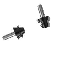 China Perfect  2pc Lock Mitre Bit 22.5 Degree Set for sale