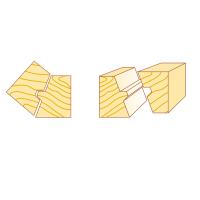 China Perfect  2pc Lock Mitre Bit 22.5 Degree Set for sale