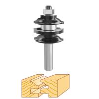 China 1/2 Shank Stacked Rail And Stile Router Bits For Interior Doors for sale