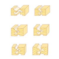 China 2PC Matched Rail And Stile Set Shank 1/2'' For Fitting Rail And Stile Doors for sale
