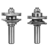 China 2PC Matched Rail And Stile Set Shank 1/2'' For Fitting Rail And Stile Doors for sale