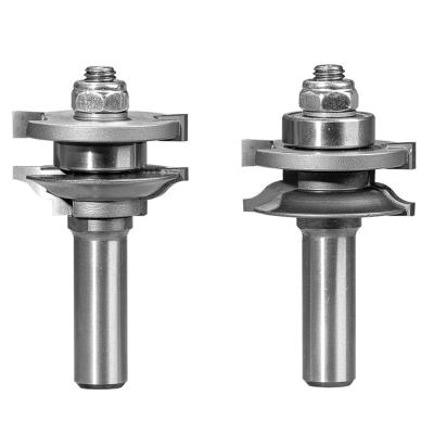China 2PC Matched Rail And Stile Set Shank 1/2'' For Fitting Rail And Stile Doors for sale