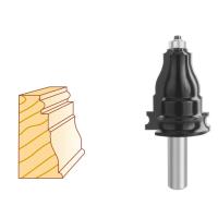 China Imperial Size Architectural Molding Bits For Furniture Moldings And Trim 12mm Shank for sale
