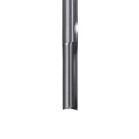 China HSS Straight HRC 64 O Flute Router Bits Cutting Soft And Hard Plastic for sale