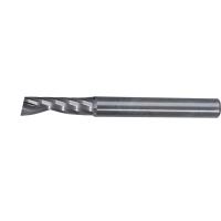 China Single Flute Upcut Spiral O Flute Bits For Cutting Soft And Hard Plastic for sale