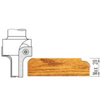 China Extended Roundover Router Bit Carbide Insert Tooling IB20301 IB20303 for sale