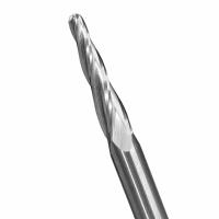 China Four Flute M2 HSS Router Bit TiN ZrN 3D Carving Bits For Aluminum And Plastic for sale