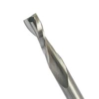 China ZrN 2 Flute HSS Router Bits Carbide Spiral Upcut Router Bit for sale