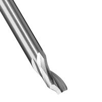 China High Speed Steel HSS Router Bit HRC64 Single Flute Router Bit For Aluminum for sale