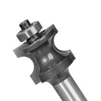 China Tungsten Carbide Bullnose Router Bit With Bearing Guide Full Round Edge for sale