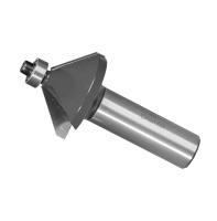 China TCT 45 Degree Chamfer Router Bit 22.2mm Cutting Dia Laminate Trimming Bit for sale