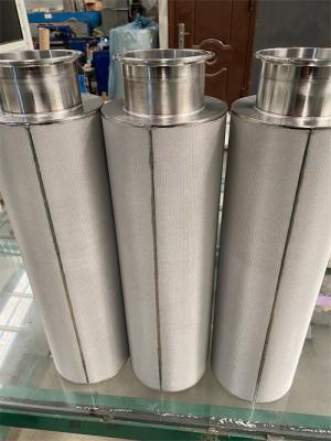 China Sintered Wire Industry Ss316 Cartridge Filter Housing 1 Micron for sale