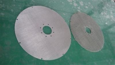 China 60 Inches Aisi 304 Wire Mesh Filter Disc Viscous Liquid Filtration for sale