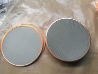 China Hot Extrusion Spot Welding Mesh Filter Disc Dia 600mm 500micron for sale